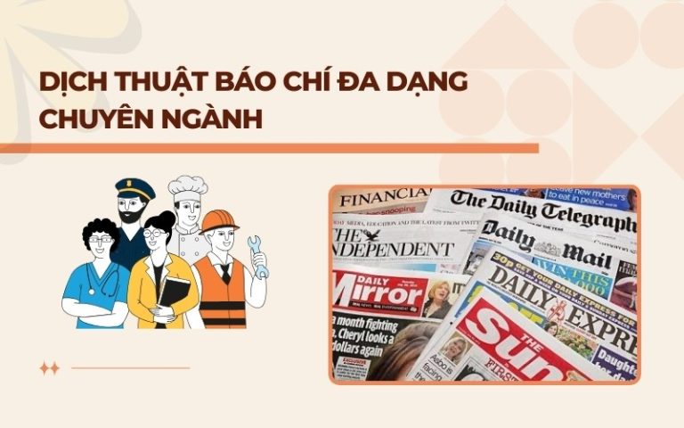 Dịch thuật báo chí | Dịch thuật chuyên ngành báo chí
